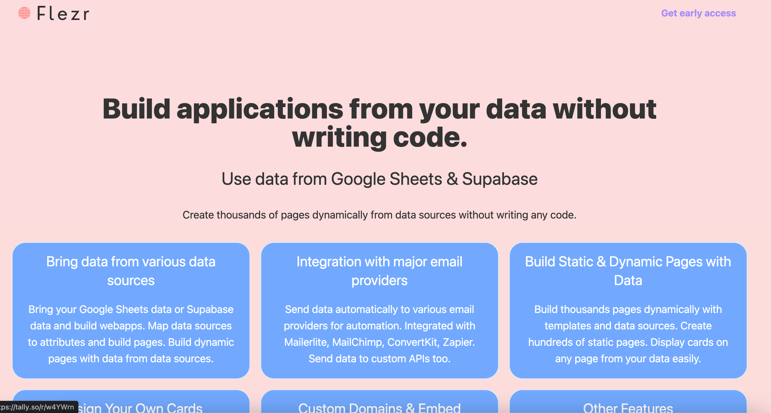Flezr - NoCode Website Builder